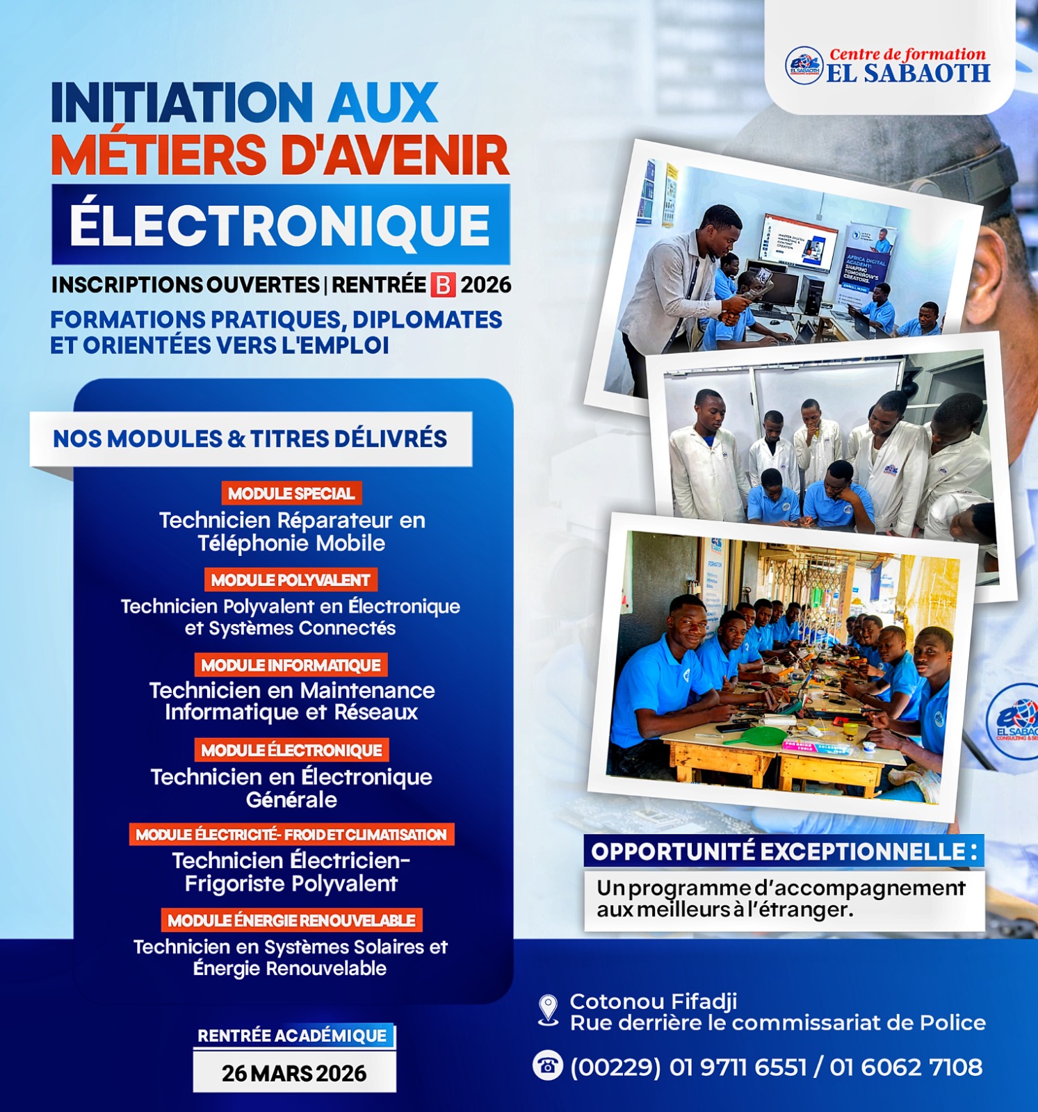 INITIATION AUX MÉTIERS D’AVENIR ÉLECTRONIQUE AVEC LE CENTRE DE ...